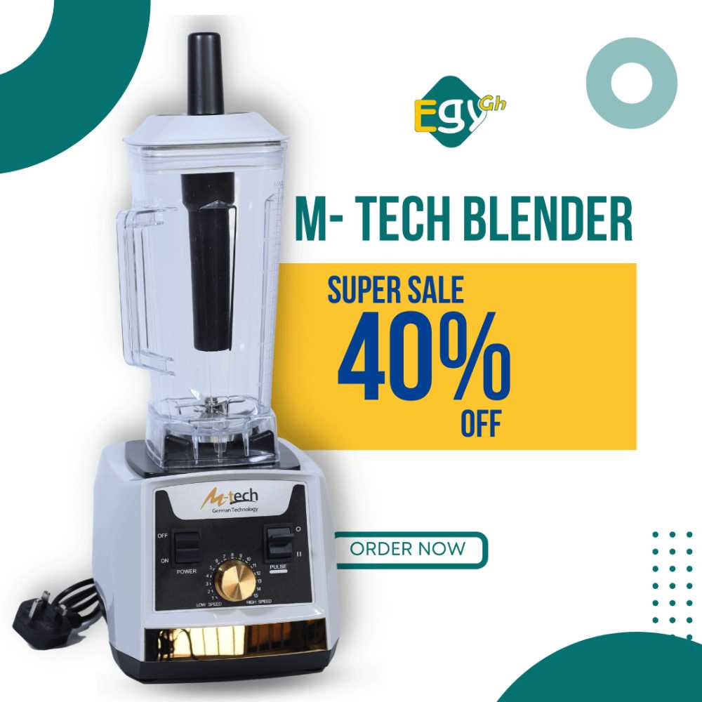 M-Tech Commercial Blender – German Technology – EGY-GHANA